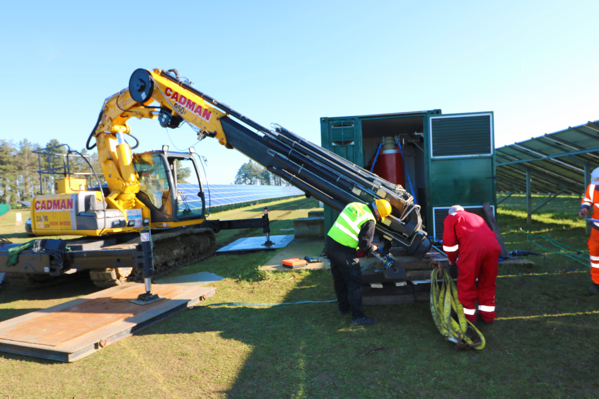 Thunderbird Crane Project - Solar Farm, Norfolk | Cadman