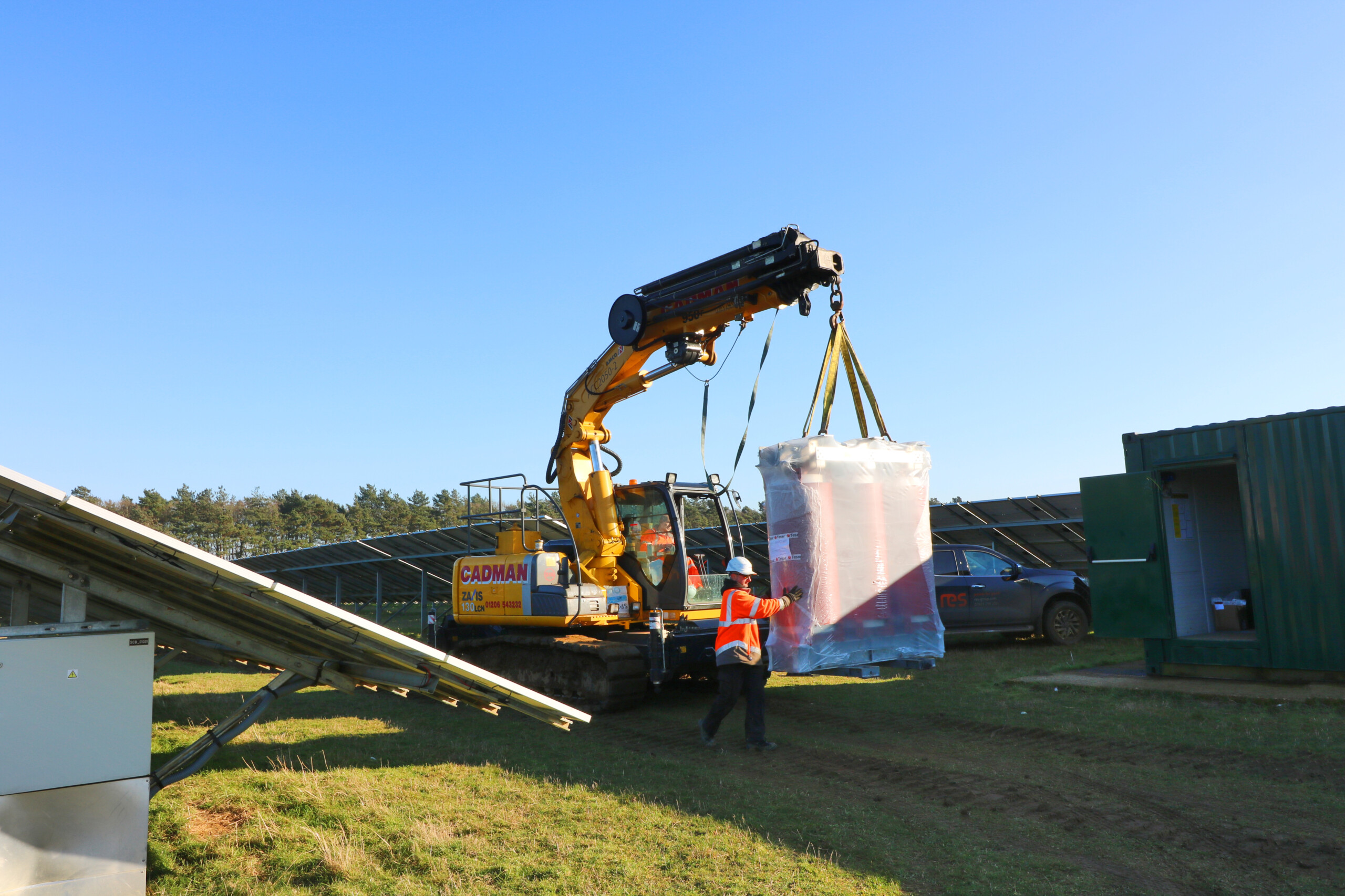 Thunderbird Crane Project - Solar Farm, Norfolk | Cadman