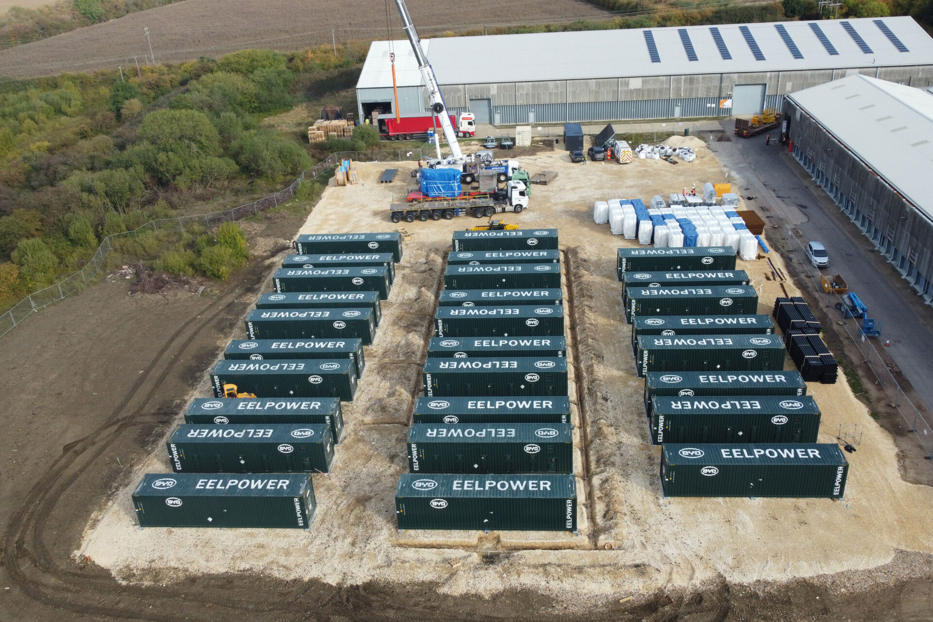 Mobile Crane Installs Battery Storage in Halesworth | News | Cadman