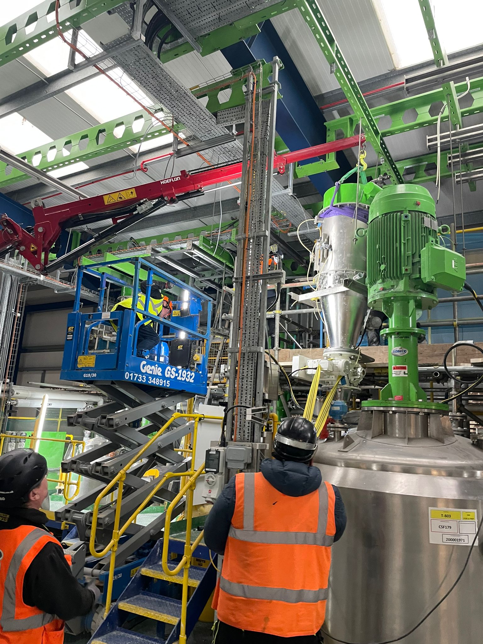 Machinery Moving Project - Plant in Royston | News | Cadman Cranes