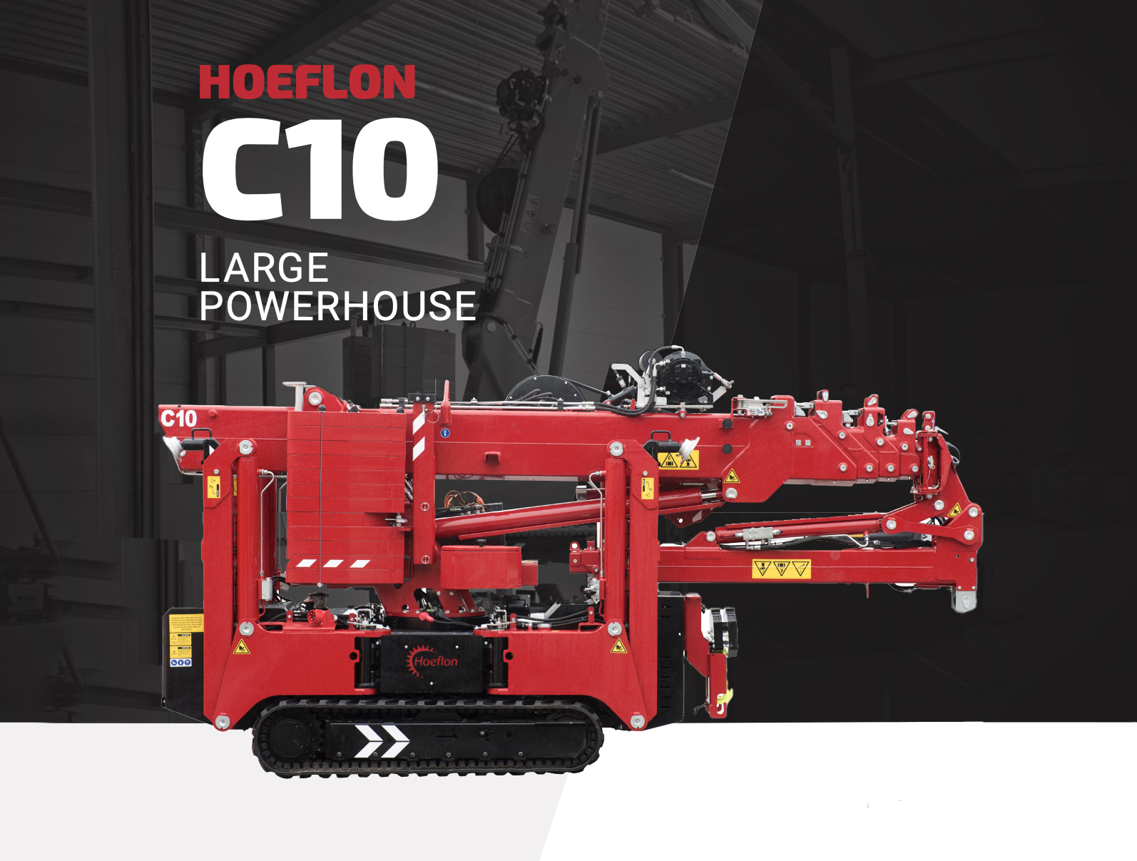 Spider Crane Hire | Low-emission Crane | Indoor Crane